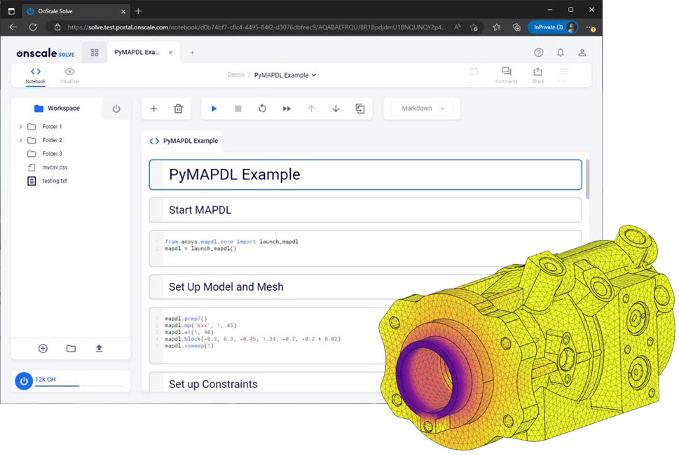 Ansys Notebook Sign up